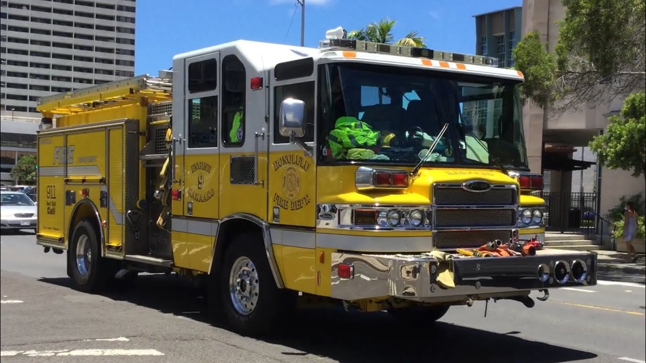 HFD Engine 9 Returning to Quarters - YouTube