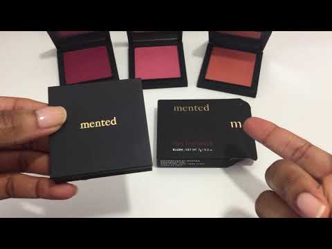 MENTED COSMETICS | Make You Blush Collection | Swatches & First ...