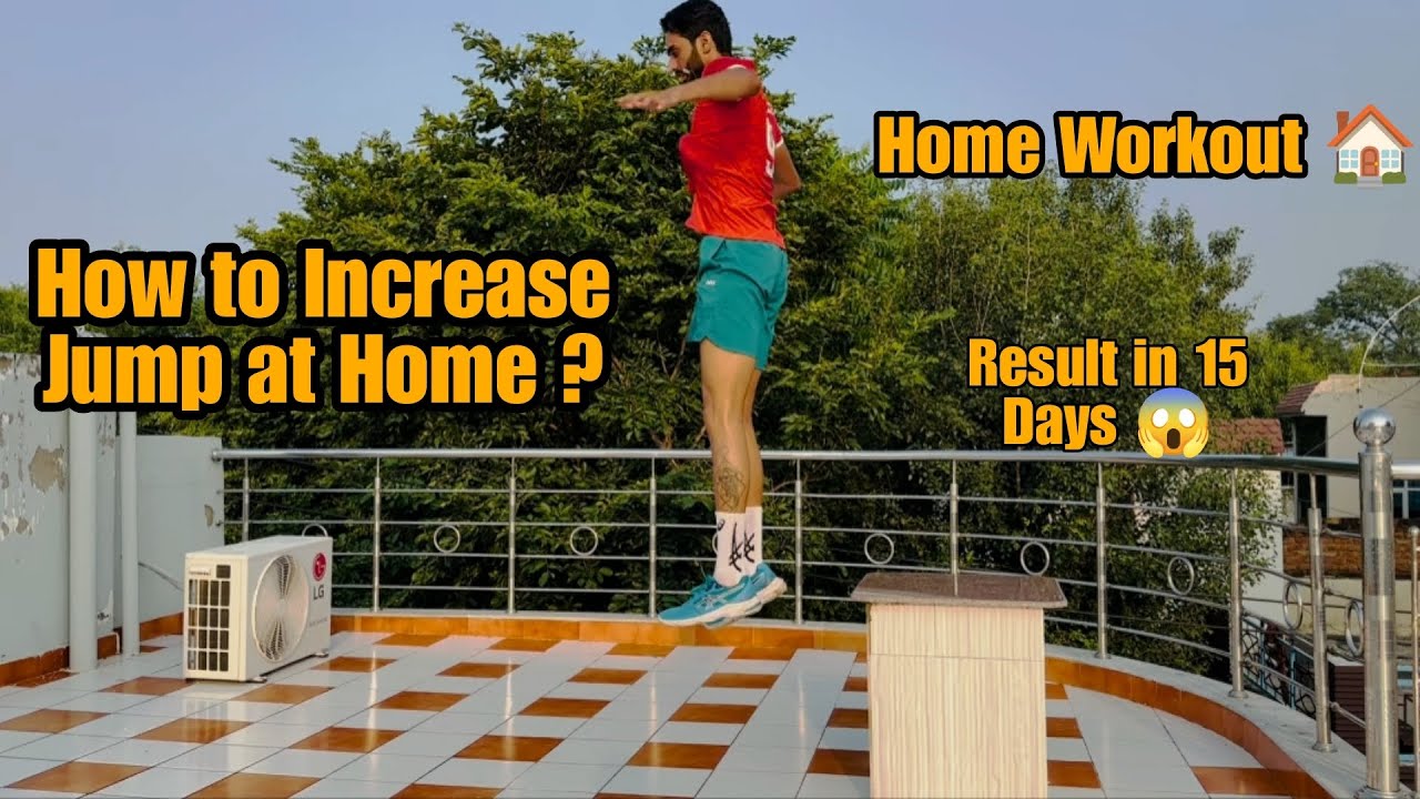 How to Increase Vertical Jump at Home 🏠👀 | Results in 10 to 15 days 😱 ...