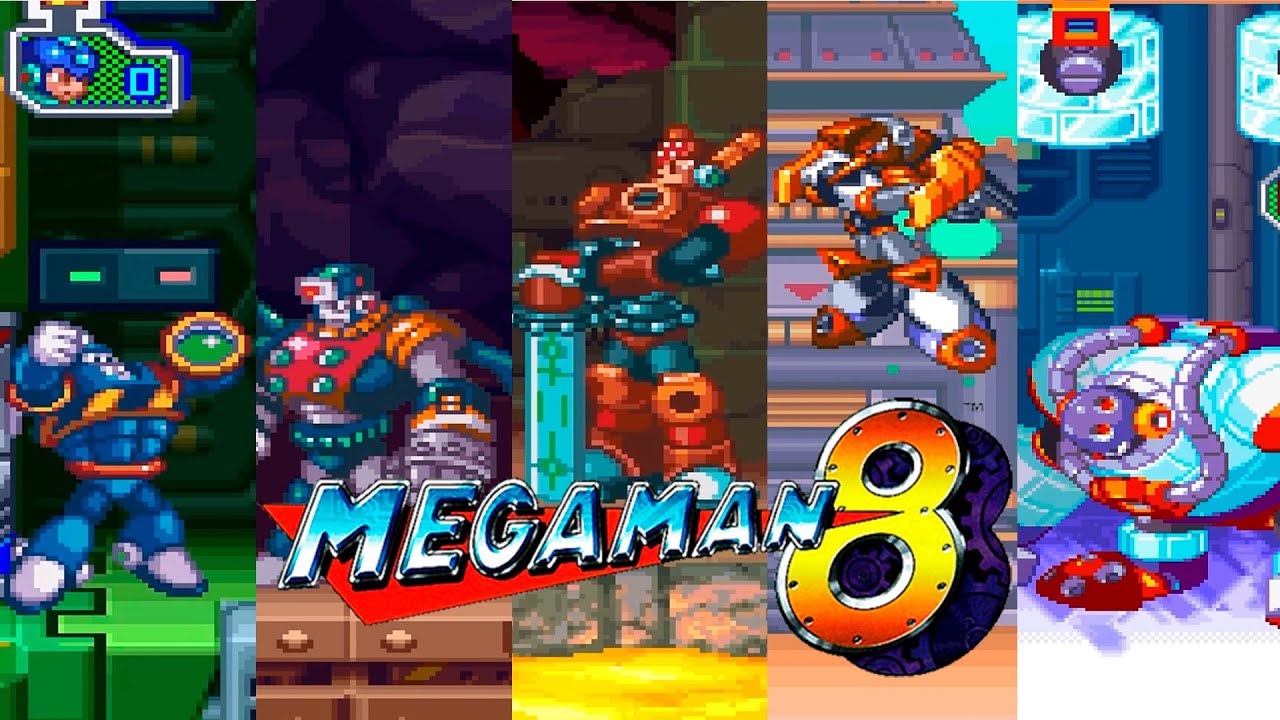 Mega Man 8 All Bosses - YouTube