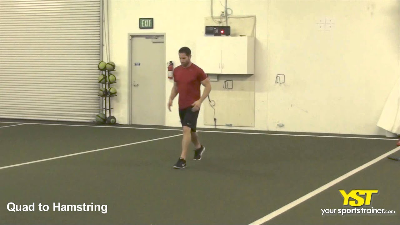 Quad to Hamstring - YouTube