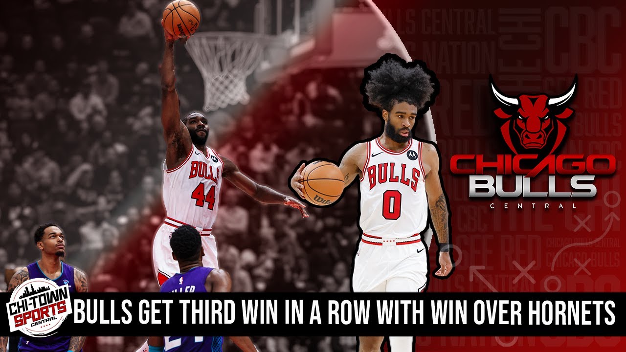 Chicago Bulls Get Third Win In A Row With Win Over Hornets - YouTube