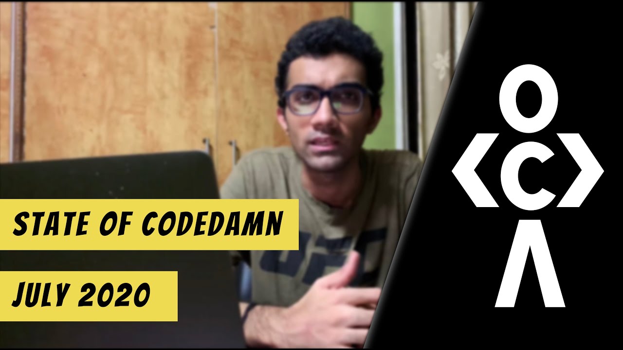 State of codedamn platform - July 2020 - YouTube