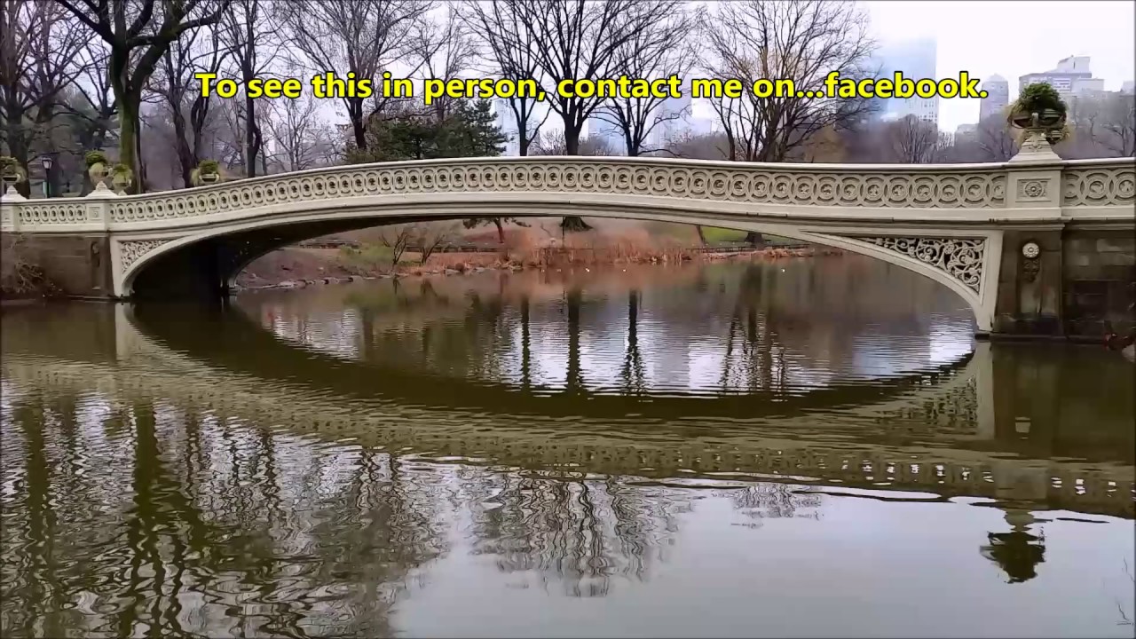 Bow Bridge Central Park - YouTube