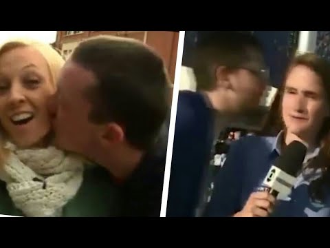 Kissing A Hot News Reporter - GONE WRONG - YouTube
