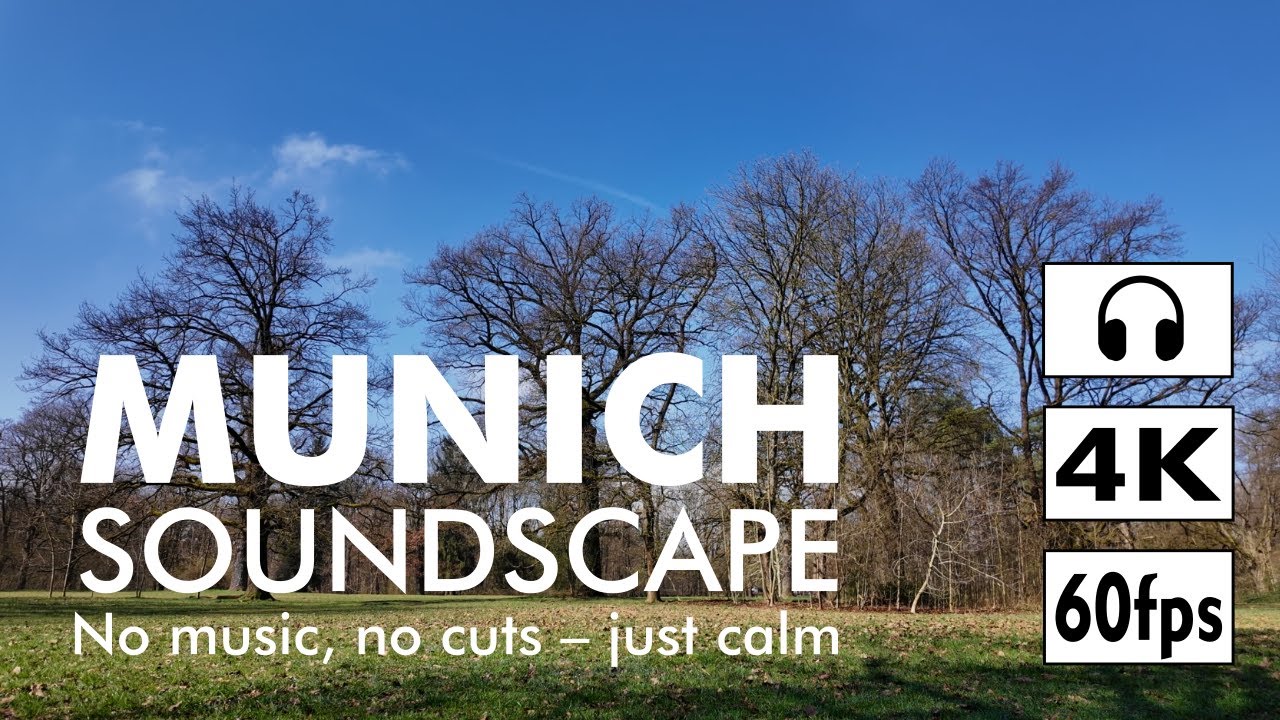 Natural Morning Soundscape with Birds in Munich - YouTube