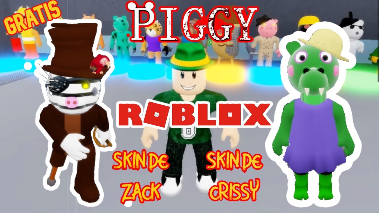 COMO CONSEGUIR EL SKIN DE ZACK Y CRISSY? - PIGGY ROBLOX @mcqueenthiago1 ...