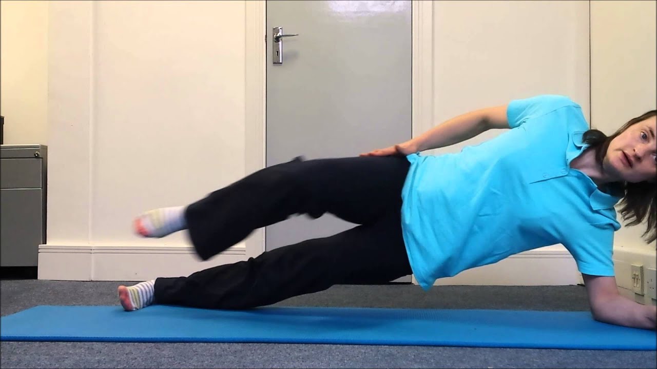 Side Plank with Leg Movement - YouTube