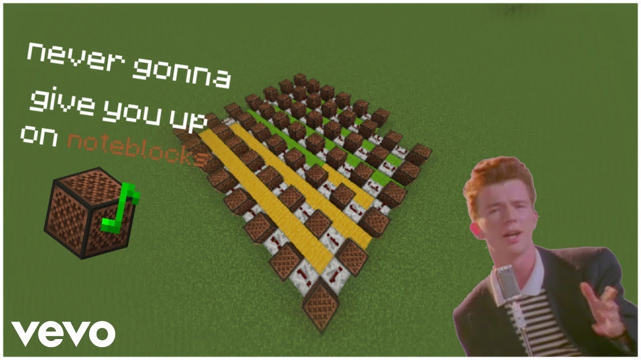 Rick Roll Note-Blocks | Song | hehe - YouTube
