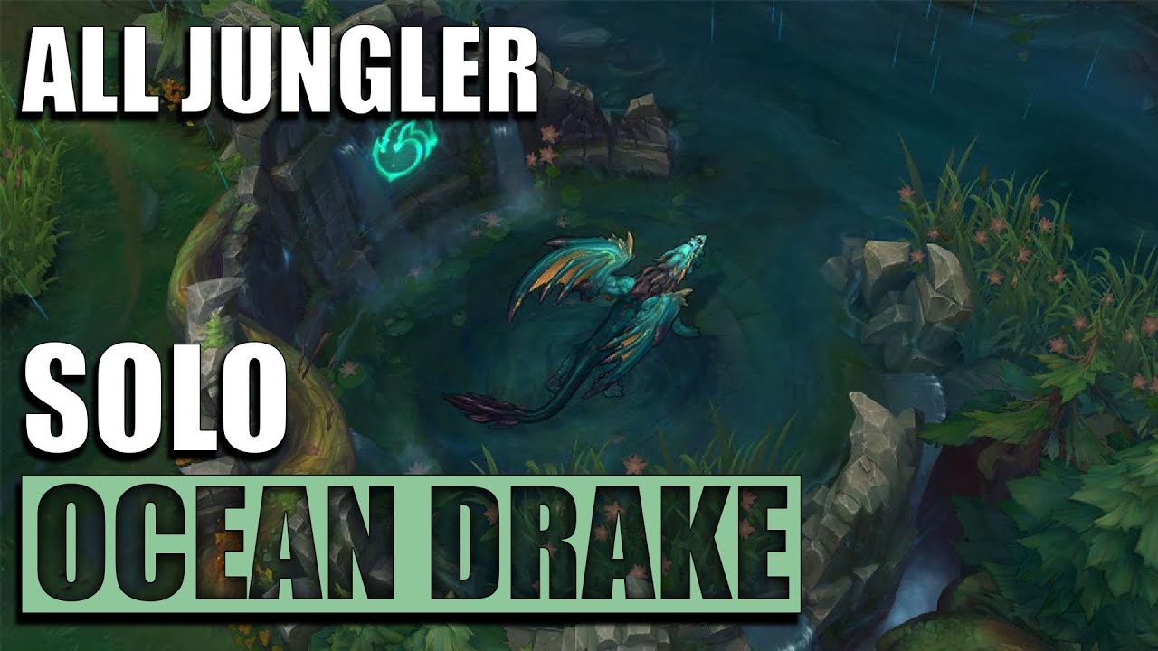 Solo Ocean Drake with All Junglers at Level 4 | Part 1 (League of ...