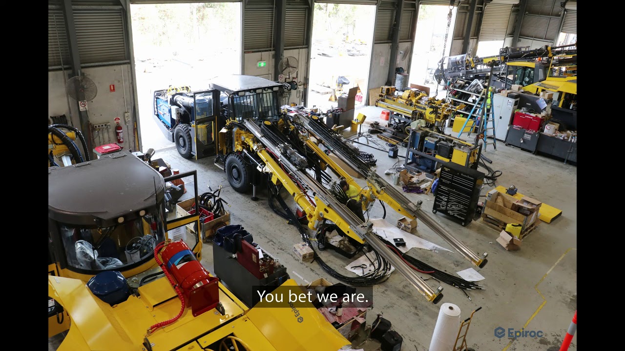 Epiroc Australia - Time Lapse of Boomer S2 Being Built - YouTube