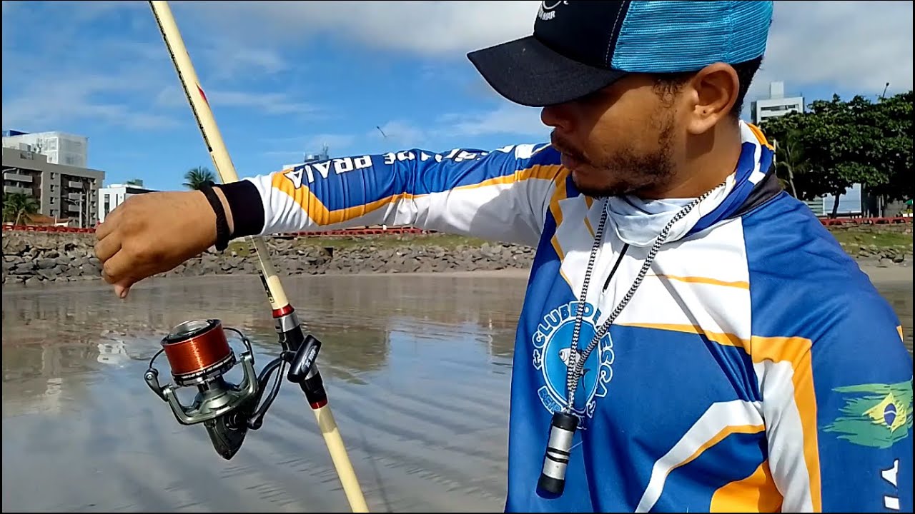 PESCA DE PRAIA COM MUITAS DICAS - YouTube