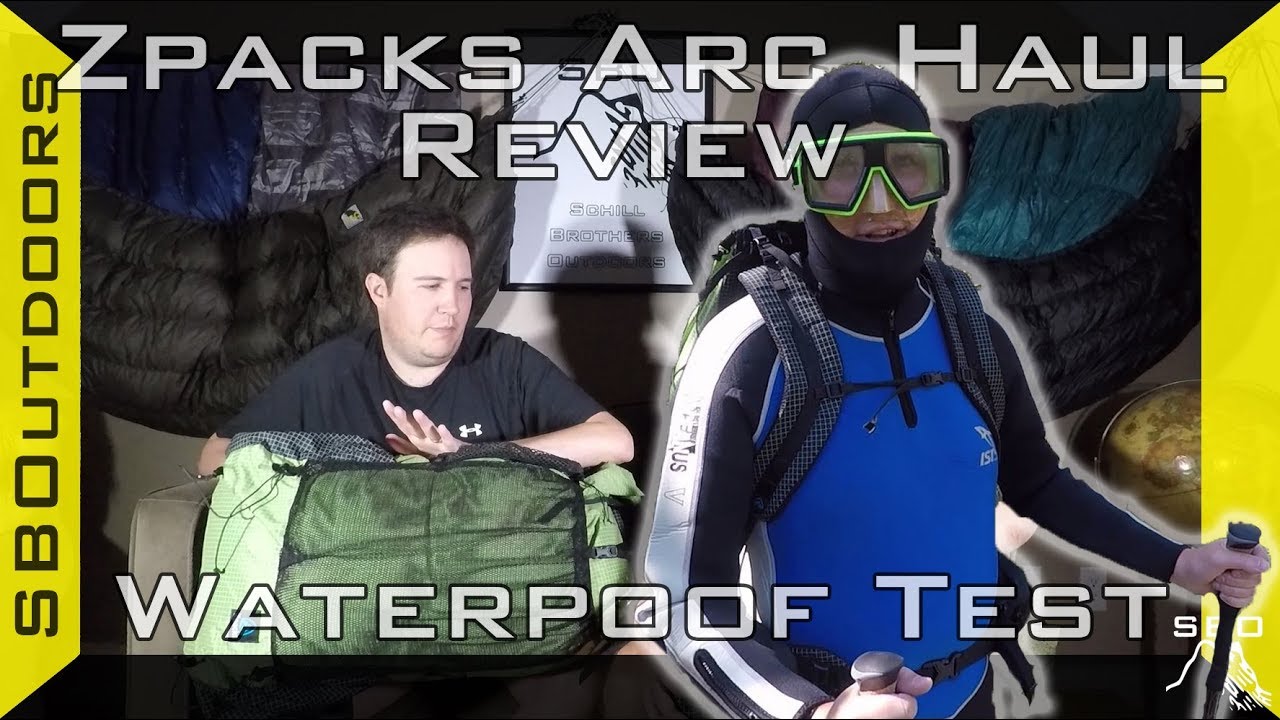 Zpacks Arc Haul Overview, Review, and Waterproof Test - YouTube
