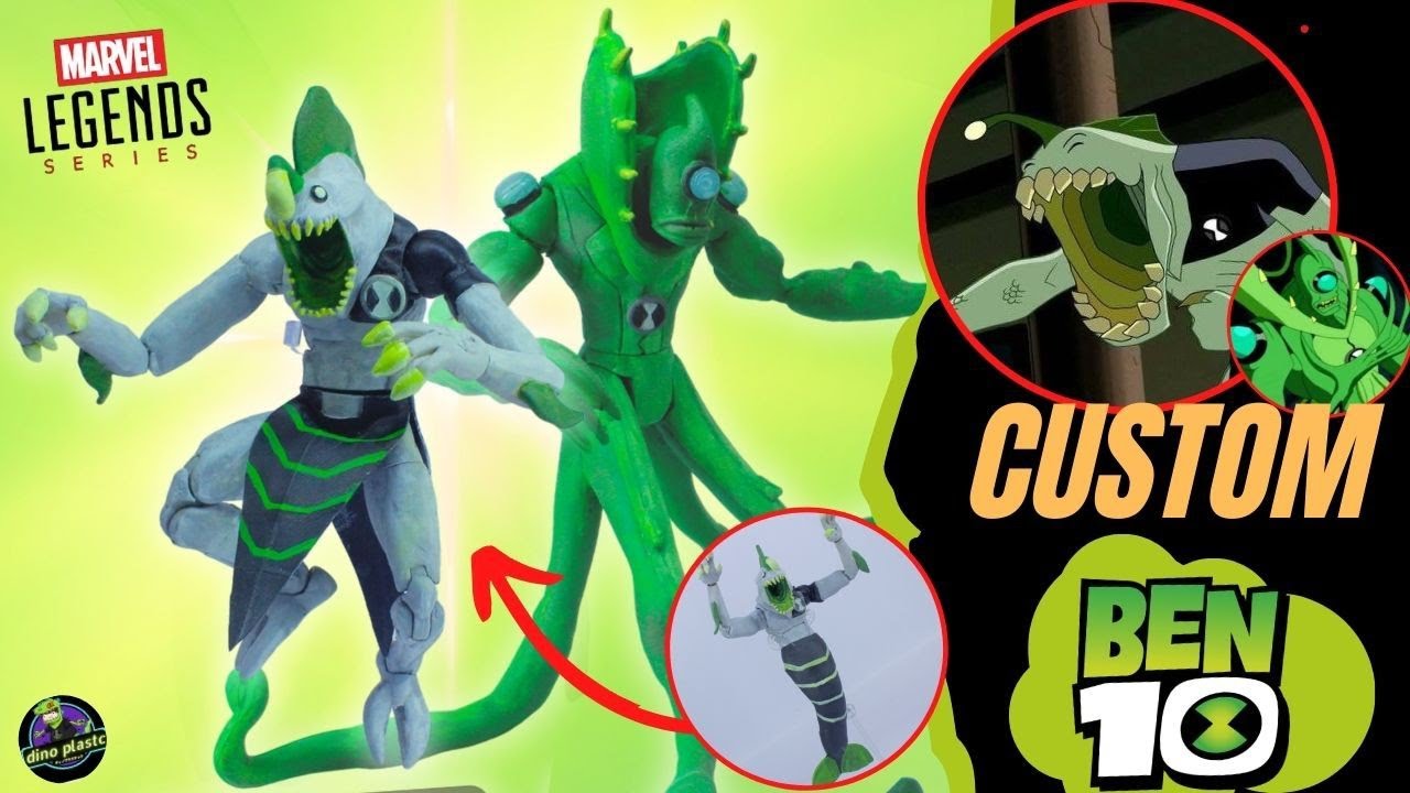 Acuático y Wildvine custom!!!! premio doble (Ben 10) Marvel Legends ...