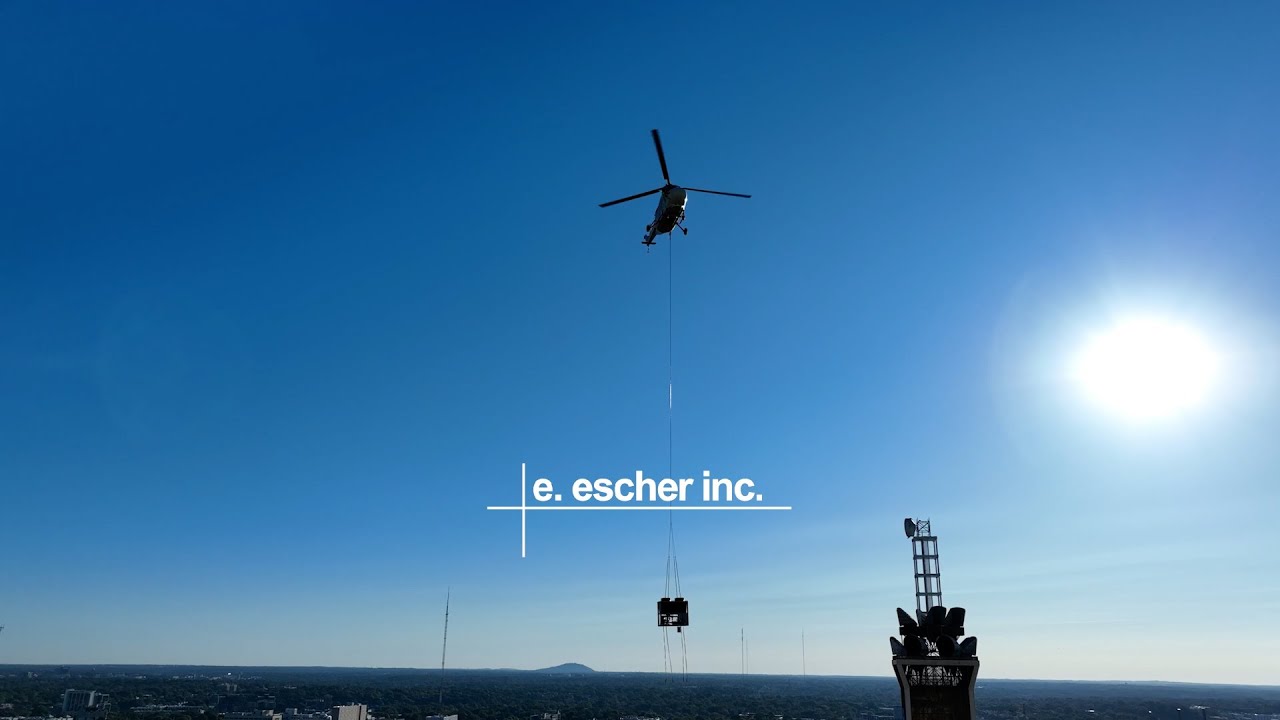 E. Escher Inc.'s helicopter lift for Georgia State University - full ...