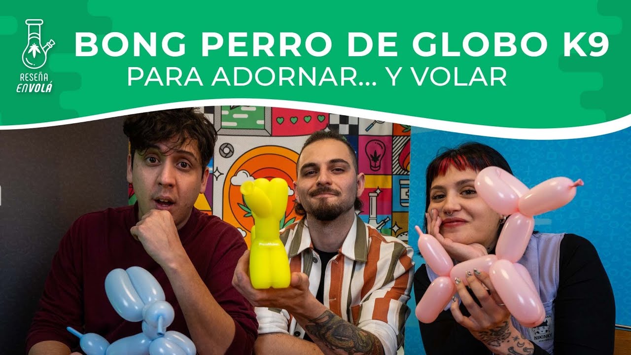 ¡QUÉ BONITO! 🎈🐩 BONG CON FORMA DE PERRO GLOBO - En Volá
