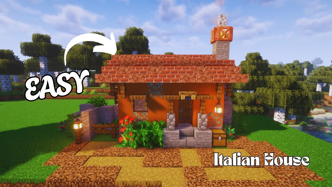 Minecraft Italian Starter House! - YouTube