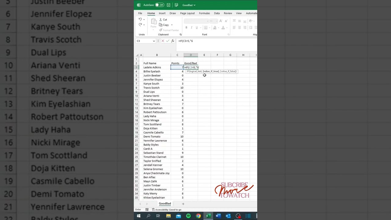 If Function In Excel If Formula In Excel If If Functions Excel If Function In Excel If Formula In Excel If If Functions Excel