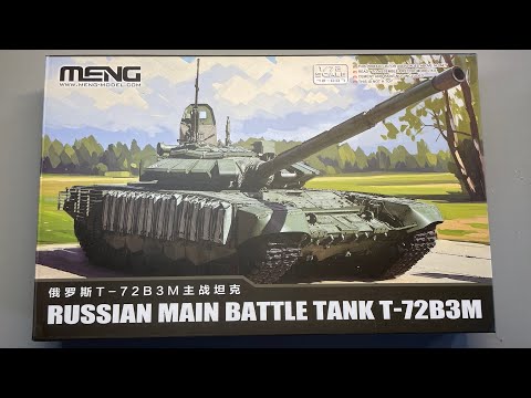 MENG 72-007 1/72 Russian T-72B3M Main Battle Tank  ｜Full Build｜Part 1