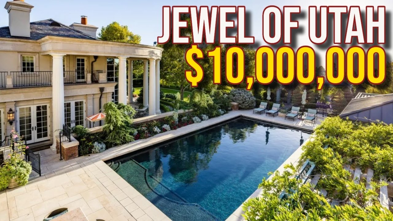 Touring $10,000,000 Utah Mega Mansion - YouTube