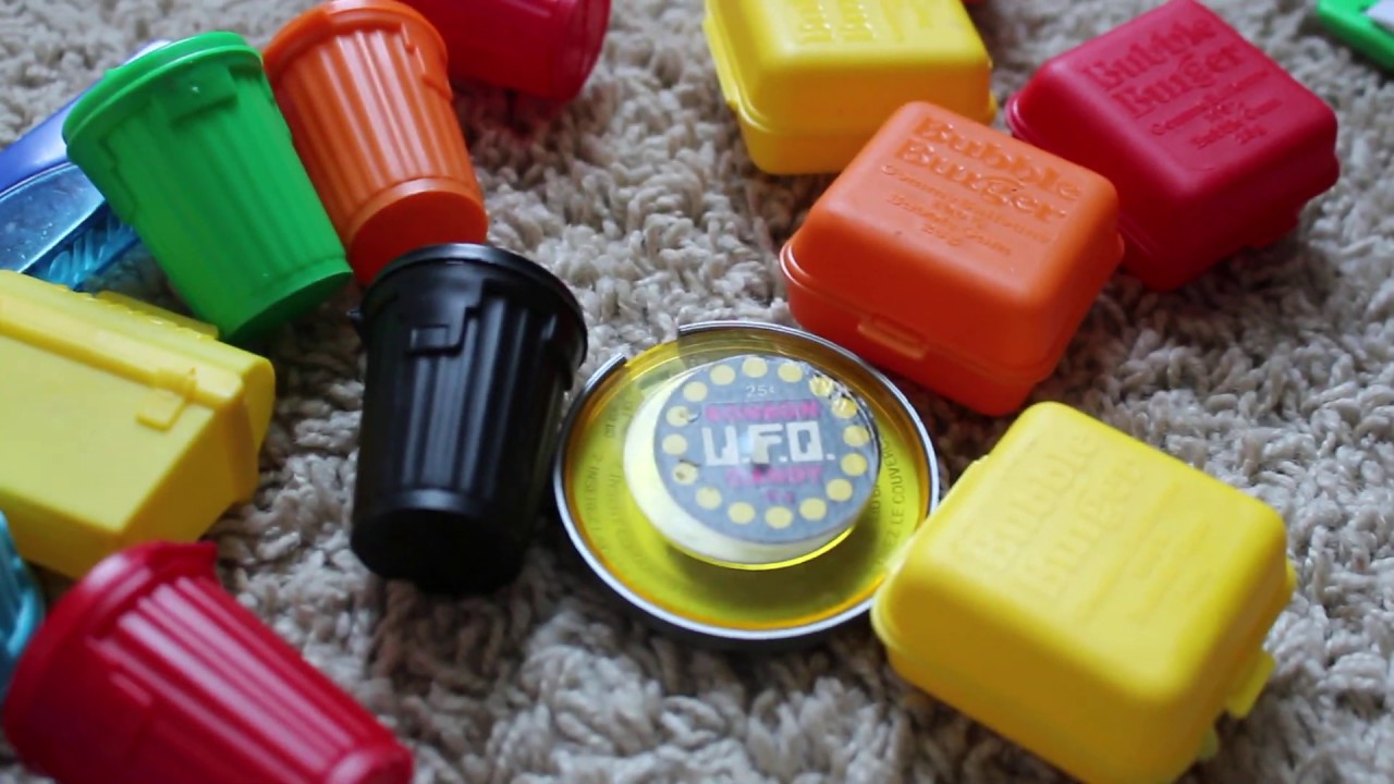 RARE Candy Lot from Canada FEATURING BLACK GARBAGE CAN-DY CAN! - YouTube