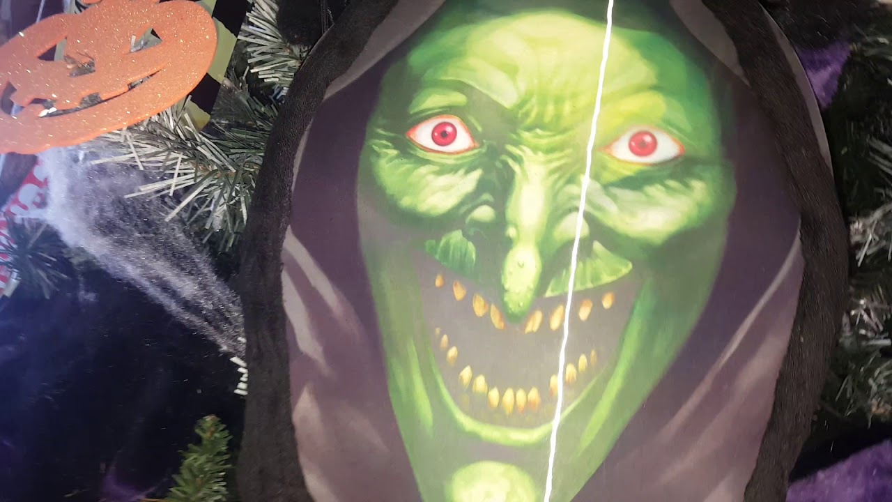 Halloween scream tree - YouTube