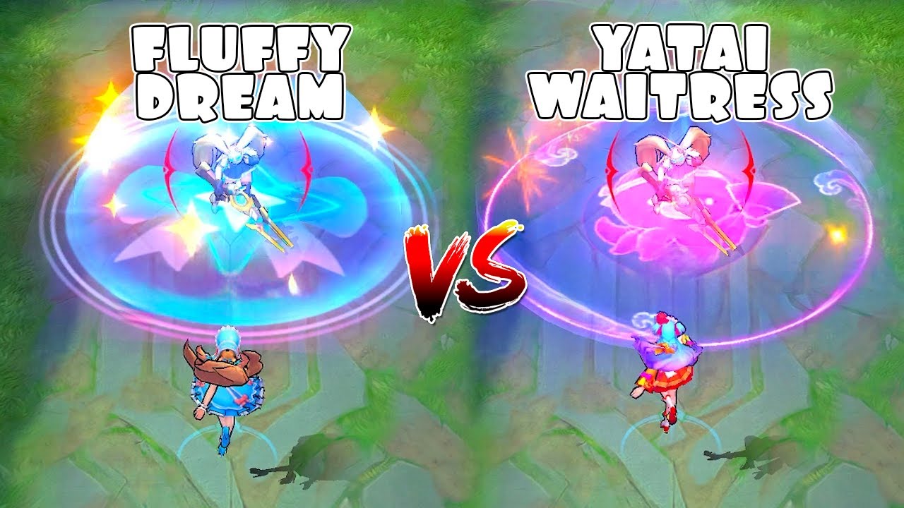 Floryn Yatai Waitress VS Fluffy Dream Skin Comparison - YouTube