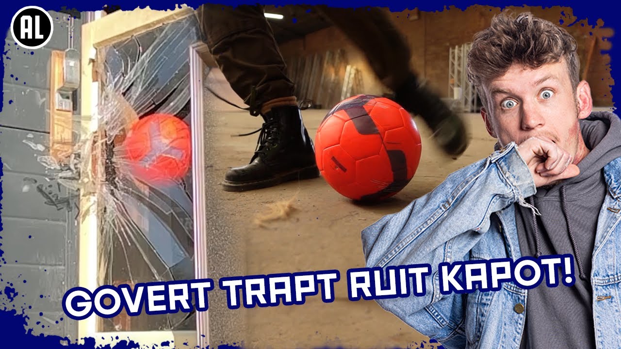 KAN JE EEN BAL DOOR EEN RUIT TRAPPEN?! ⚽️💥- CHECKPOINT BASECAMP S1 ...