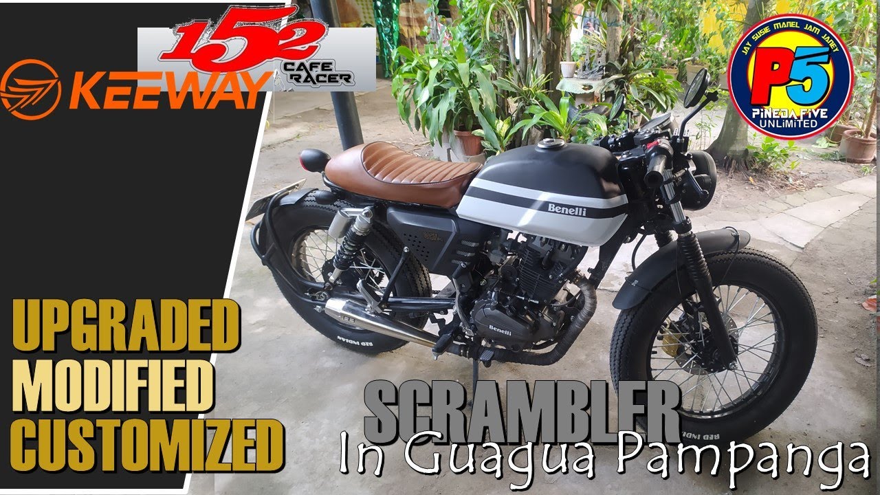 WHEELS & HARMONiCS (EPiSODE #2): KEEWAY CAFE RACER152 || UPGRADED ...