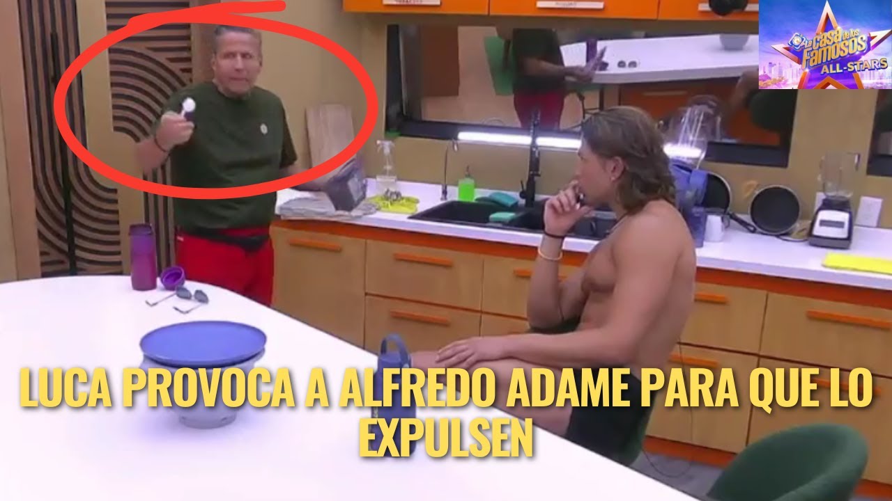 LUCA PROVOCA A ALFREDO ADAME PARA QUE LO EXPULSEN EN LCDLF ALL STARS ...