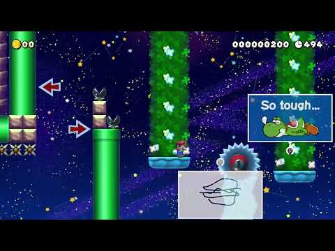 Cool Platforming: Night Sky by The P-King Super Mario Mak...