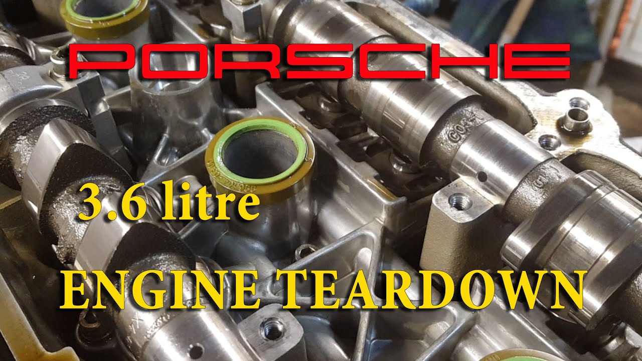 Porsche 996 (911) Engine teardown - YouTube
