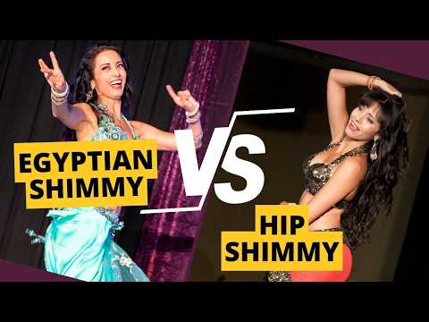 The Egyptian Shimmy vs The Hip Shimmy 🔥 #bellydance #shimmy