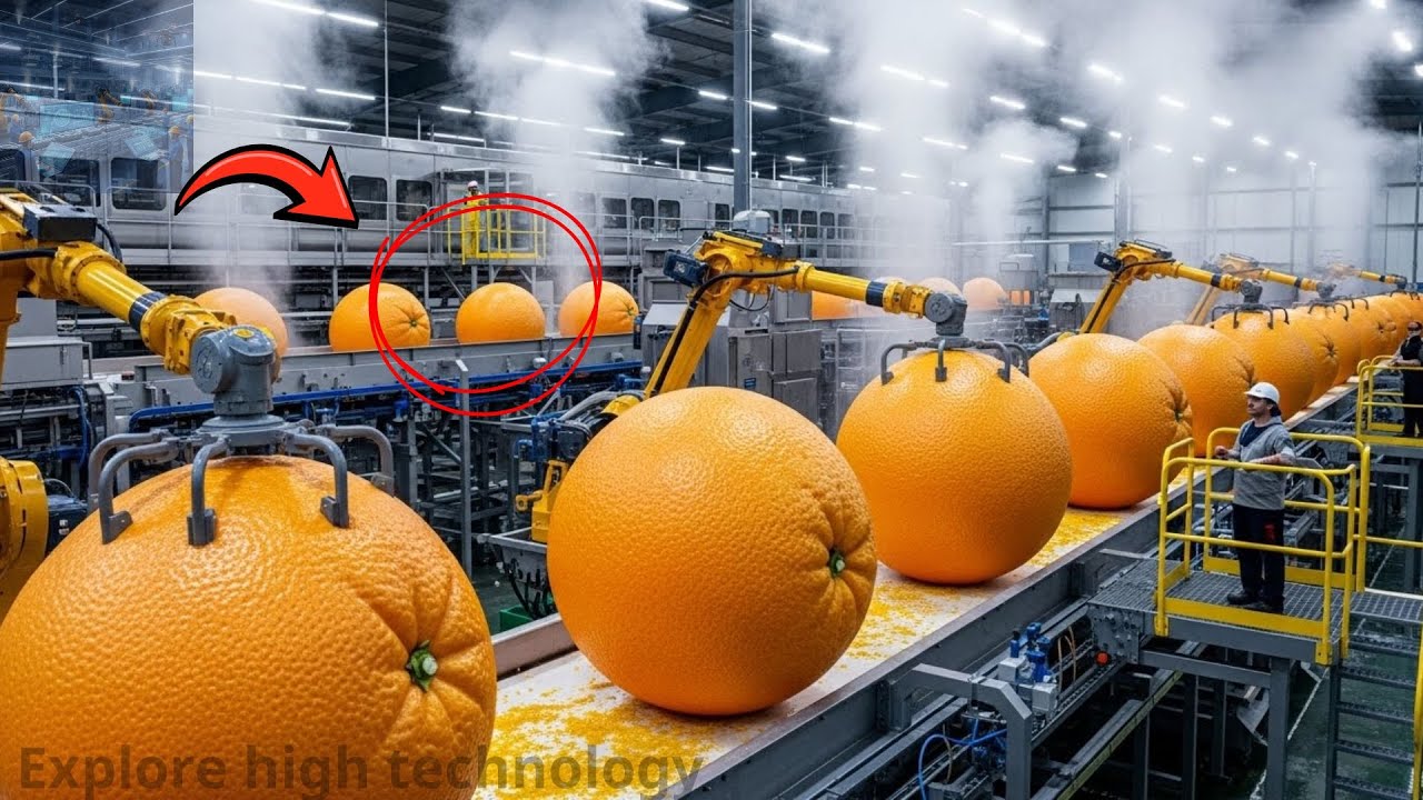 Inside a Million-Dollar Orange Juice Factory: Fully Automated ...
