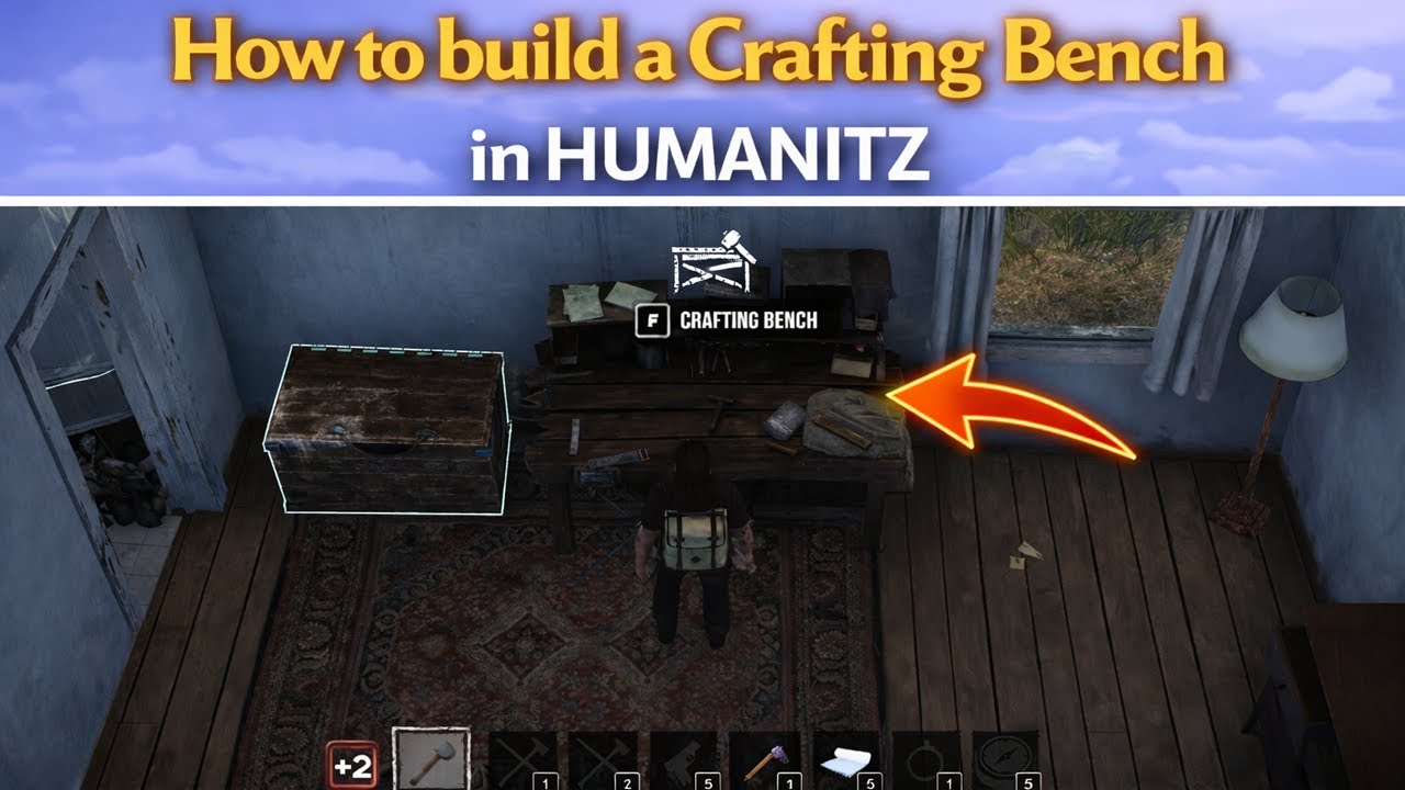 How to Build a Crafting Bench in Humanitz (Step by Step) - YouTube