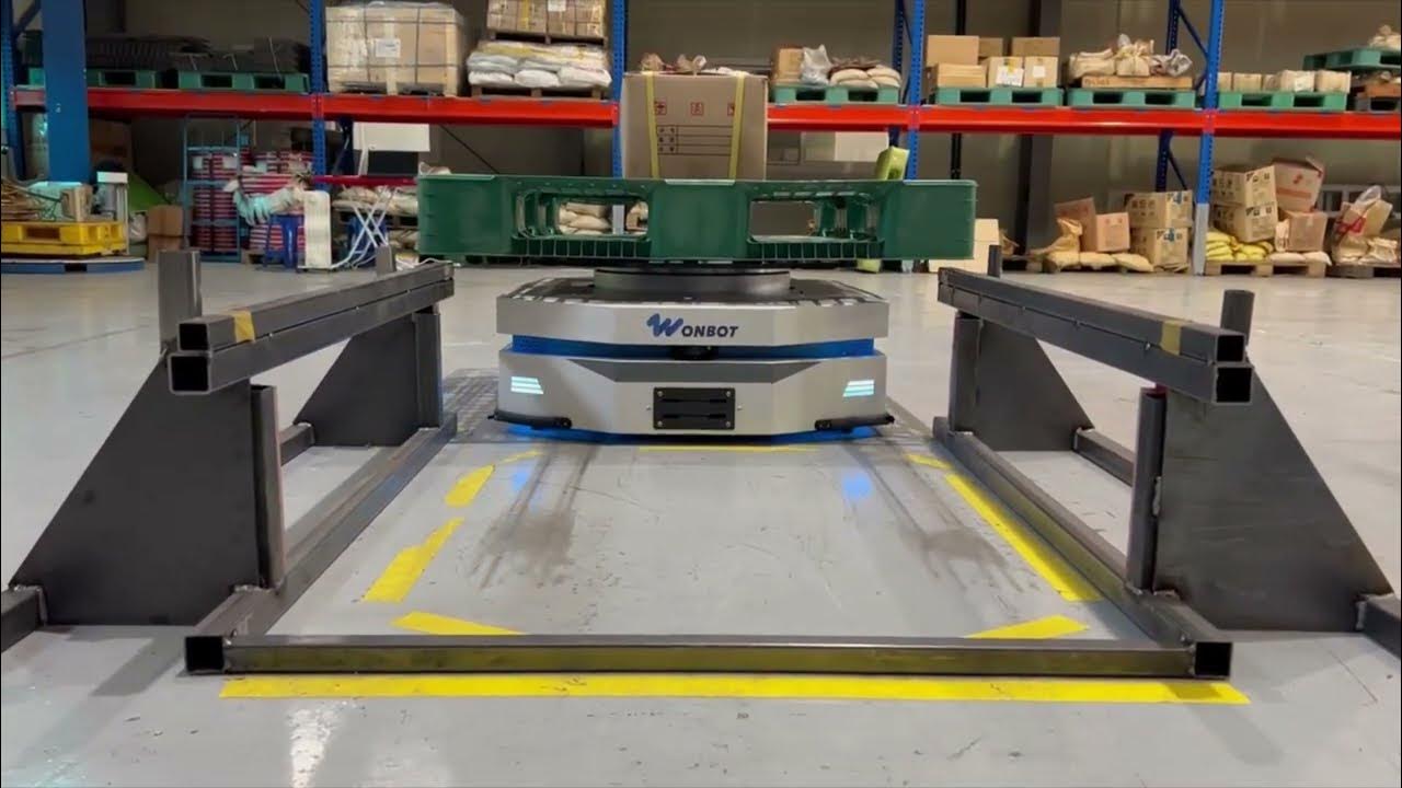 WONBOT AMR Pallet Lift - 500 KG - YouTube