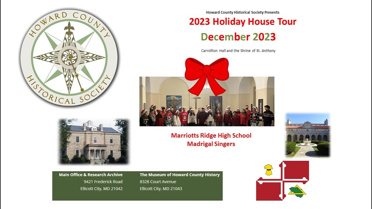 Howard County Historical Society Holiday Tour 2023 - YouTube