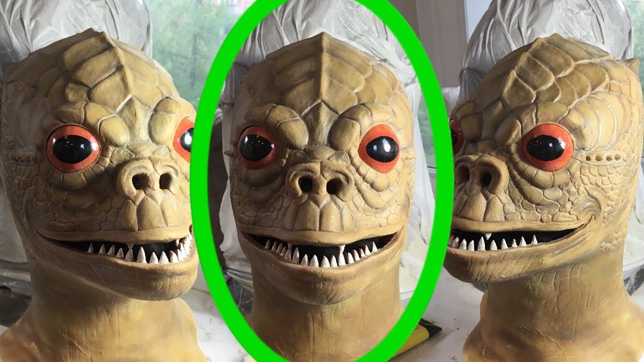 Painting Another Bossk Mask from Star Wars: The Empire Strikes Back ...