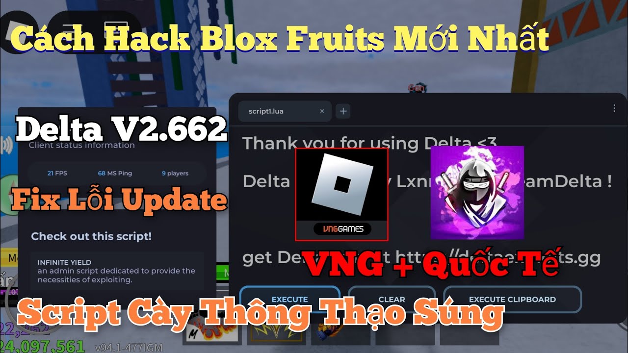 Cách Hack Blox Fruits Client Delta X VNG + Quốc Tế V2.662 Fix Lỗi ...