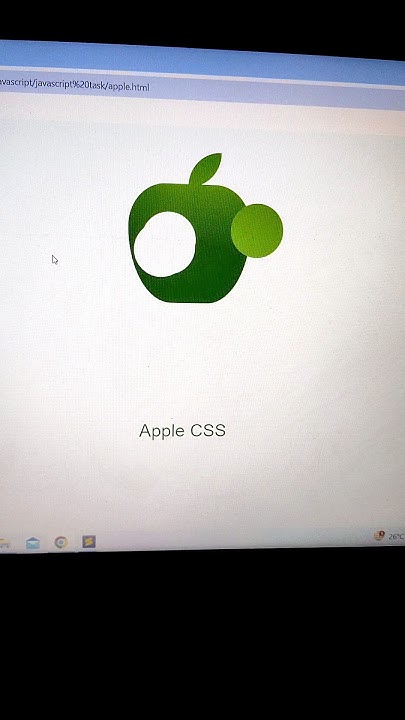 🍎🍎Apple logo design HTMLCSS 🔥 || #shorts #bca #bcastudents #shortsfeed #coding #computer #reels ...