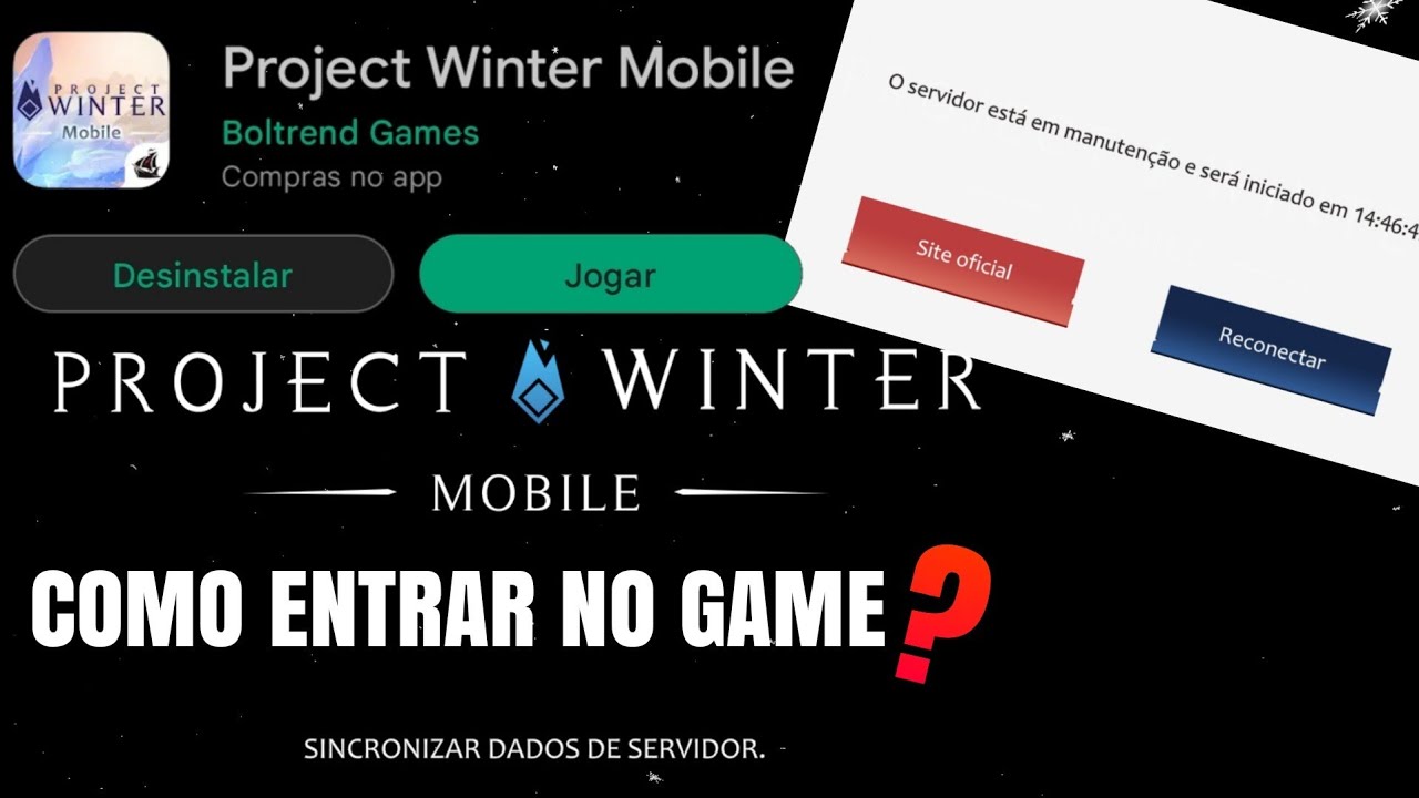 COMO ENTRAR NO PROJECT WINTER MOBILE LANÇAMENTO GLOBAL COMO JOGAR TUDO ...