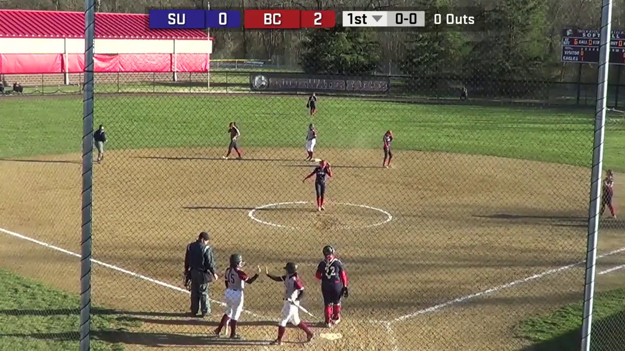 Bridgewater Softball Gets Walk-Off Win vs. Shenandoah - YouTube