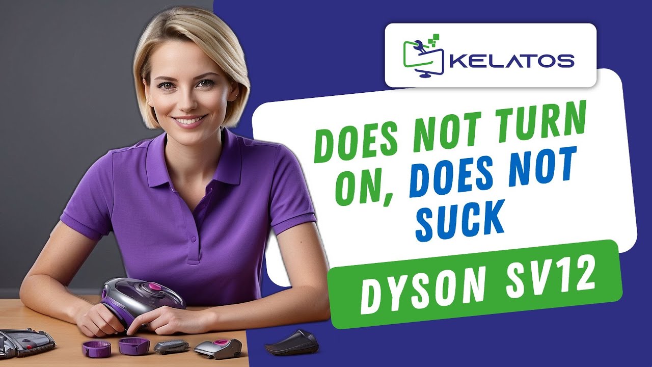 How to repair a Dyson SV12 that doesn't turn on or vacuum? Button ...