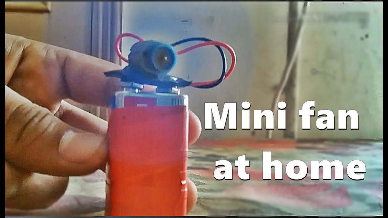 How To Make a Mini Fan | at home| very easy High Speed - YouTube