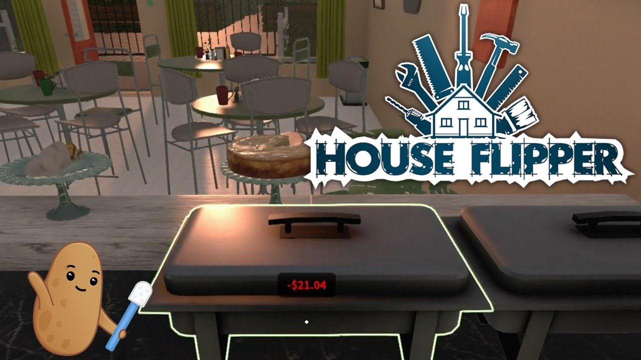 We Made a Christmas Cafe! House Flipper Dine Out DLC! - YouTube