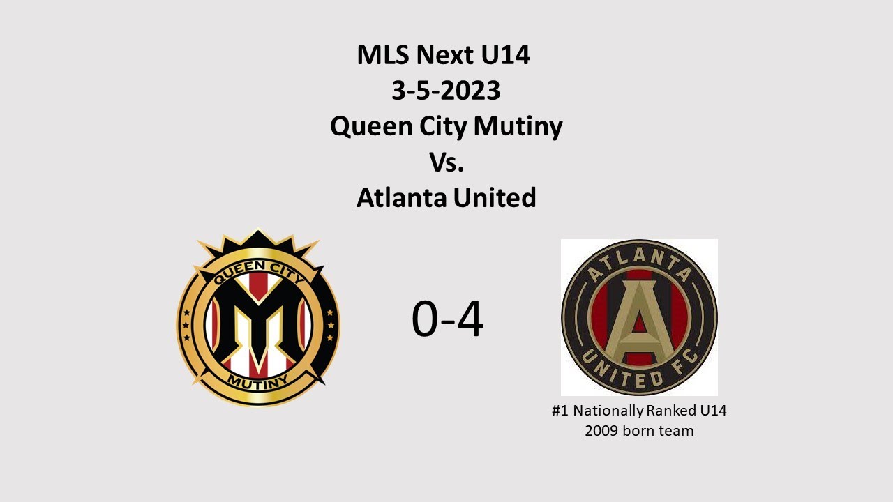 Owen Palmer Queen City Mutiny MLS Next U14 vs Atlanta United - YouTube