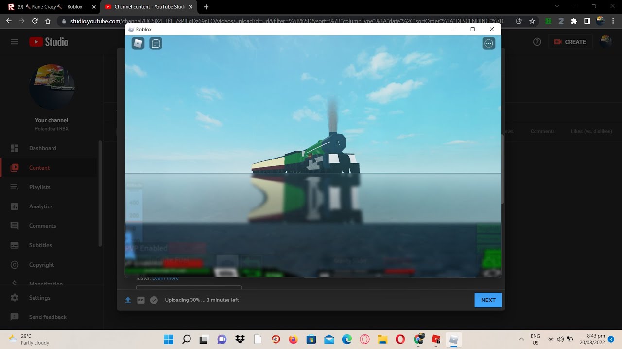 Plane crazy A3-A1 Flying scotsman steam locomotive tutorial - YouTube