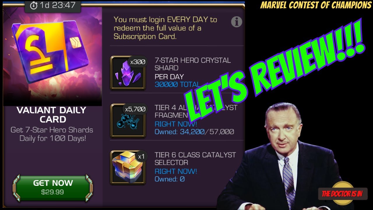 New MCOC Daily Card Offer for January 2024 Is This The Best Or The ...