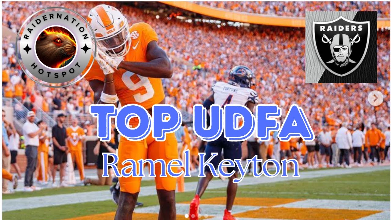Raider Nation Hotspot | Unveiling Ramel Keyton: The Undrafted Receiver ...