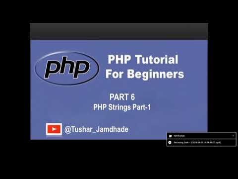 PHP Strings Part-1 #php_Part_6 - YouTube